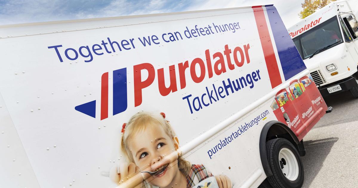 Purolator Tackle Hunger surpasses goal to deliver almost 2.3 million ...